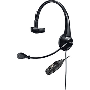 Shure BRH31M-NXLR4F Lightweight Single-Sided Broadcast Dynamic Microphone Headset