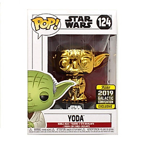 Star Wars Funko Chrome Yoda (2019 Galactic Convention)