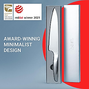 HAST 8 Inch Chef Knife, Ultra Sharp, Japanese Kitchen Knife, Carbon Stainless Steel, Lightweight, Ergonomic & Award-Winning Japanese Knife, Professional stainless steel knife