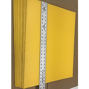 Yard Signs Pack of 10 (Yellow) 18x24 inches Corrugated Plastic & 10 Stake 30 Inches Tall for Garage Sale, for Rent, Open House, Estate Sale, Now Hiring, or Political Signs