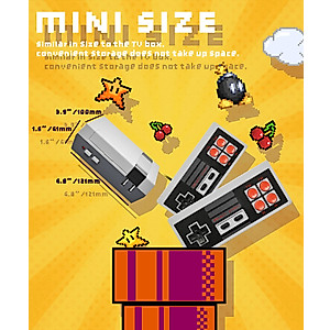 Retro Mini Game Console, with Preloaded 870+ Classic Video Games, HDMI Output, 2 Controllers，Old-School 8-bit System, Gift of Childhood Memories …