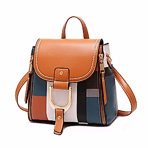 AWXZOM Women's mini Fashion Backpack Purse mini backpack purse for women, plaid backpack purse for women