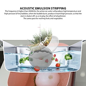 TOPINCN Mini USB Dishwasher, Portable Mini Sink Dishwasher with Auto Shutdown, Efficient USB Dish Washing Machine Cleaner Washing Tools Small Dishwasher for Apartment Home Kitchen (White