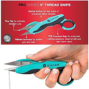 SINGER ProSeries Cutting Tool Set with Sewing Scissors, Detail Scissors, Thread Snips, 45mm Rotary Cutter and 6 Extra Blades