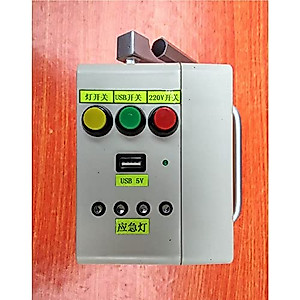 30W Outdoor Hand Crank Generator Power Station AC 220V DC 12V USB 5V Quick Charge Outdoor Portable Manual Crank Generator