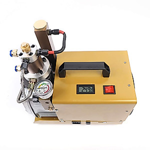 SAHUANIYE 30mpa 4500psi PCP Air Compressor Submersible Pump, 110V Electric Submersible Pump Scuba Compressor, High Pressure Air Compressor Air Pump, Suitable For Fire Fighting And Diving