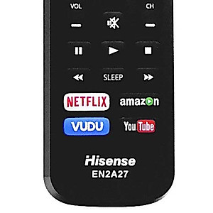 Hisense EN2A27 LED TV Remote Control 55H6B (Renewed)