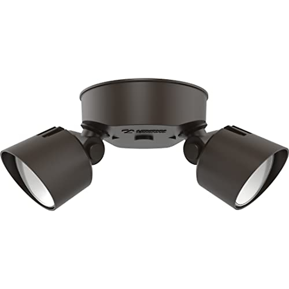 Lithonia Lighting HGX LED 2RH 40K 120 DDB M2 HomeGuard Security Flood Lights 2750 Lumens, 2-Light, No Sensor, Dark Bronze