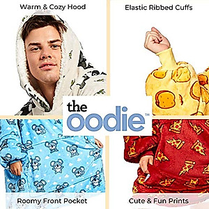 The Oodie Blanket Hoodie | Premium Wearable Blanket Adult & Kids Sizes | All Patterns & Colors | Hoodie Blankets, Oversized Hoodie Blanket for Women & Men, Oodie Hoodie Blanket Hoodie Women & Men