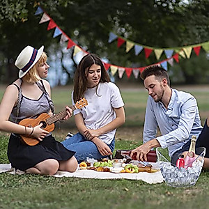 Ice Bucket - Ice Buckets for Parties - Clear Acrylic Champagne Bucket - Ice Bucket for Beer, Wine and Champagne with Easy-to-Carry Handles- 6pk