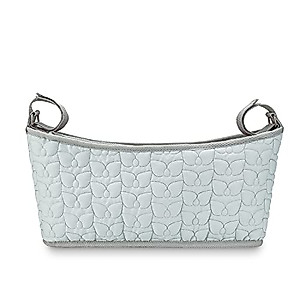 Stroller Hanging Bag with Wet Bag- Baby Diaper Bag Stroller Organizer Caddy Portable Stroller Storage Pouch for Outdoor (Blue)