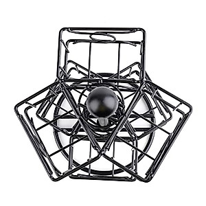 Peohud Tea Bag Organizer, Tea Bag Spinning Carousel with 6 Compartments, 360-Degrees Rotating Storage Organizer for Tea and Coffee, Up to 60 Tea Bags Storage