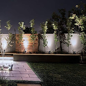 JACKYLED Solar Spot Lights Outdoor, Solar Landscape Spotlights IP67 Waterproof 2-in-1 Outdoor Solar Landscape Lighting Auto On/Off for Tree Flag Yard Garden Pathway, Pack of 4, White Light