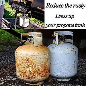 30 LB Propane Tank Cover 2 Pack, Heavy Duty Cloth Waterproof & Weather Resistant Propane Tank Cover 30 LB Propane Cover for RV Trailer