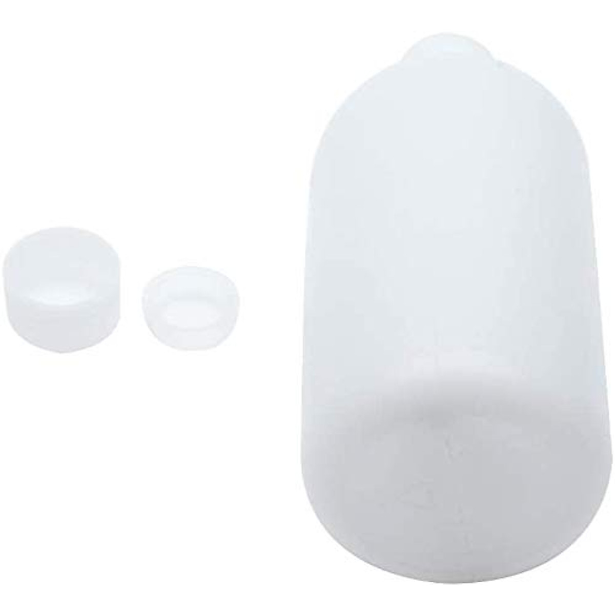 Sscon 3Pcs 500ml Plastic Small Mouth Graduated Lab Reagent Bottles Sample Sealing Bottls