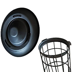 POPETPOP Suet Ball Feeder Metal Bird Feeder - Parrot Tube Feeder Fruit Vegetable Holder Seed Feeder for Parakeet Cockatiel Conure Finch Canary Cage Food Basket Tool