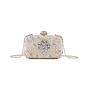 Diamante Crystal Prom Cocktail Party Wedding Engagement Evening Bag Purse Clutch Pouch
