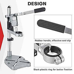 MAOPINER Universal Electric Drill Press Stand Tool Drill Stand Bench Clamp Drill Press Stand for Hand Drill Workstation Repair Tool Clamp