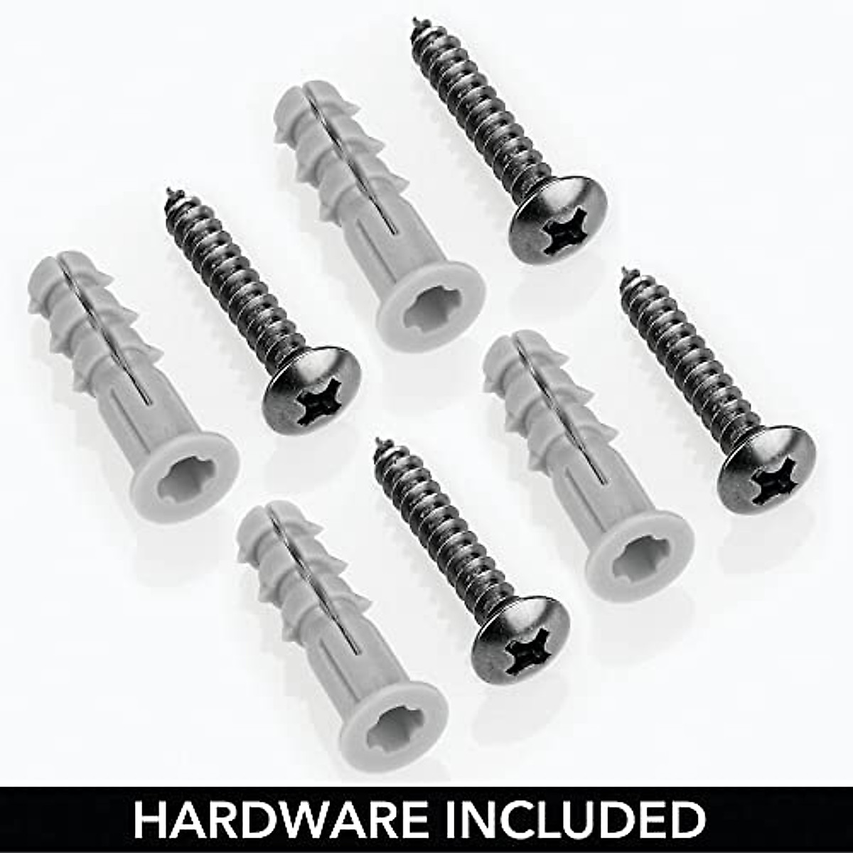 mDesign Metal Wall Mount 3 Level Bathroom Towel Rack Holder & Organizer - for Storage of Washcloths, Hand Towels - Use in Guest, Master, Kid's Bathrooms - 2 Pack - Graphite Gray