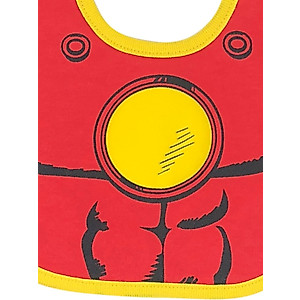 Marvel Avengers Baby Boys' Bibs 6 Pack Spiderman Hulk Thor Iron Man Captain America