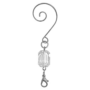 Baby's First Christmas Photo Ornament - I Love You to The Moon and Back - Gift/Storage Bag Included