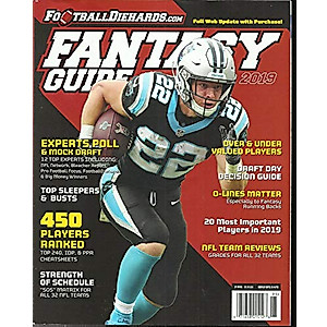 2019 FANTASY GUIDE FOOTBALL DIEHARDS MAGAZINE, ISSUE, 2019 450 PLAYERS RANKED