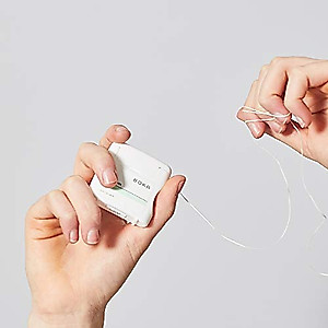 Boka Ela Mint Woven Dental Floss, Made from Natural Vegetable Wax, Teflon-Free and Petroleum-Free, 30 Yards of Waxed Floss (Pack of 1)