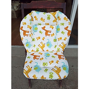 Twoworld Baby High Chair Seat Cushion Liner Mat Pad Cover Animal Breathable