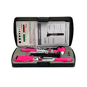 Pink Otoscope Set -LED Otoscope/School Kit-CYNAMED