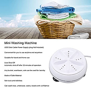 plplaaoo Portable Washing Machine, 3.5 x 3.5 x 2in Dryer Washer, Portable Laundry Machine, Compact Laundry Washer with USB Charging, Quite Mini Washer, Small Cleaning Machine for Underwear Socks