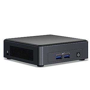 Intel NUC 12 NUC12WSKi5 Mini Desktop Computer/Mini PC/HTPC,12th Gen Intel Core i5-1240P,12 Processor Cores (4P+8E), 16 Threads, 12MB Intel Smart Cache,Intel Iris Xe Graphics(Slim,16G RAM+512G SSD)