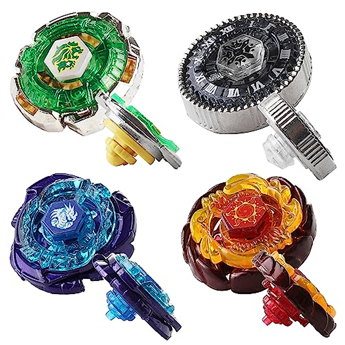 Leilygo TooAemiS Bey Battle Metal Fusion Fury Burst gt Turbo Starter Set with Launcher Set Toys for Prime Boys Pegasus Gyro Gift