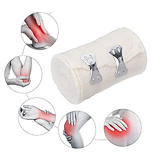 10pcs Elastic Bandage Wrap, Elastic Bandage for Sports Wrist and Ankle Wrap Tape Non-Woven Bandage Adherent Cohesive Wrap Bandages Portable Sports Injury Sprain Recovery Compression Bandage 3 Inch