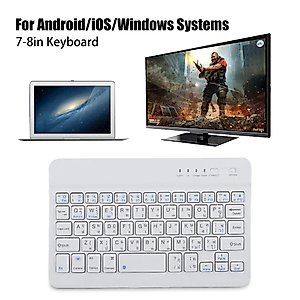 Thai Language Ultra Slim Bluetooth Keyboard Suitable for Android/iOS/Windows Systems.