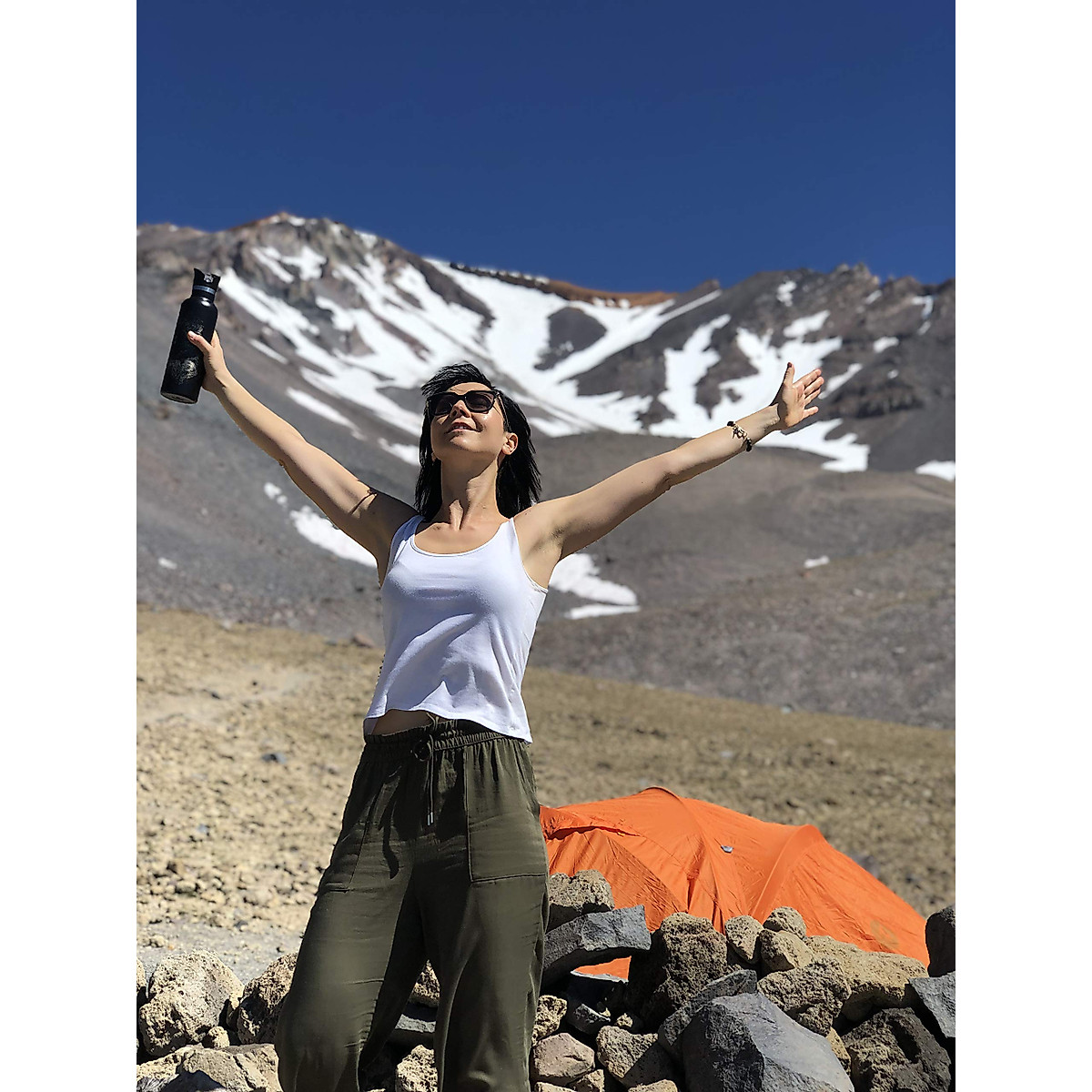 Kids Water Bottle Easy-Sip Straw Lid Leak-Proof Insulated Stainless Steel Thermos Perfect for School & Pickleball 3 Lids BPA-Free Keeps Drinks Cold for 24 Hours