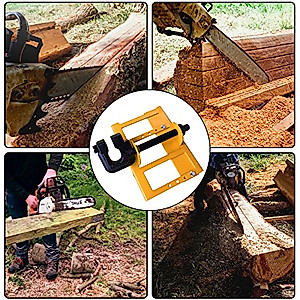 Kweetle Vertical Chainsaw Mill Lumber Cutting Guide Saw Steel Timber Chainsaw Attachment Cut Guided Mill Wood for Builders and Lumberjacks