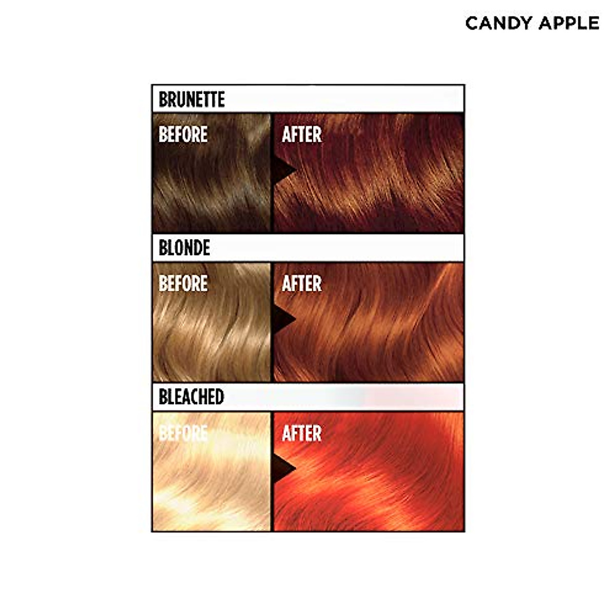 Clairol Color Crave Semi-Permanent Hair Dye, Candy Apple Hair Color, 1 Count