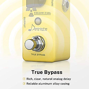 Donner Guitar Delay Pedal & Donner DPA-1 Guitar Pedal Power Supply Adapter