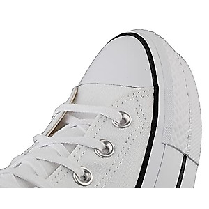 Converse Women's Chuck Taylor All Star Lift High Top Sneakers, White/Black/White, 9 Medium US