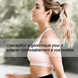 mifo [Upgrade Version 2023 Bluetooth Earbuds Wireless O7, Bluetooth 5.0 in-Ear Headphones with Charging Case, Dual Microphone Call Noise Reduction Earphons for Sports, Built-in Mic