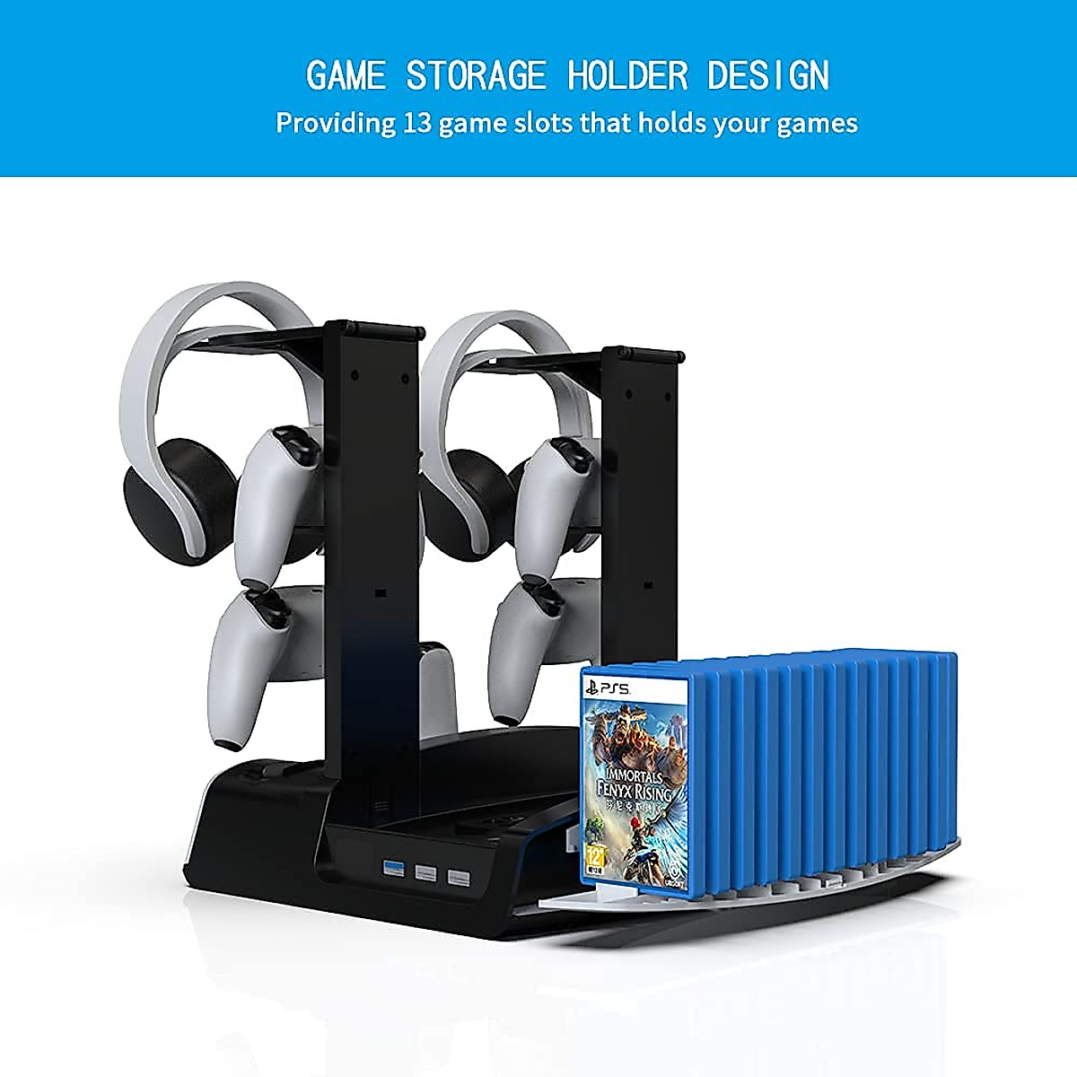 JDDWIN Case Compatible with PlayStation Portal (Zinc grey)