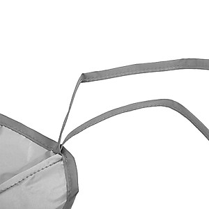 AMONIDA Swing Seat Cover,Three Seaters Patio Swing Cushion Cover Replacement,for Patio, Courtyard, Garden,Waterproof Dustproof Swing Chair(59.1x19.7x3.9in)(Gray)