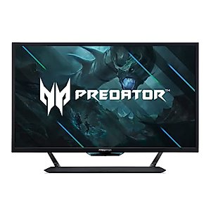 Acer Predator CG437K Sbmiipuzx 42.5" 4K UHD 3840 x 2160 VA Gaming Monitor | Adaptive Sync, Supporting NVIDIA G-SYNC Compatible| 144Hz | 1ms (VRB) | DisplayHDR 1000| 1xUSB Type-C, 1xDP 1.4, 2xHDMI 2.1