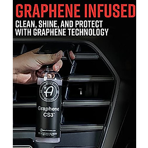 Adam's Graphene CS3 (16oz) - Graphene Waterless Wash Ceramic Spray Coating Detail Spray | High Gloss Car Wash Cleaning Spray for Car Detailing | RV Boat Motorcycle