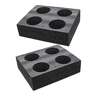 ULTECHNOVO Takeout Coffee Carrier 2 Pcs Cup Holder Tray Coffee Refrigerator Epe 8 Cup Drink Carrier