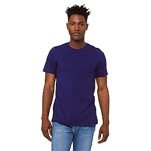 Apparel Globe Unisex Shoulder Taping Sideseamed Pre Shrunk Jersey T-Shirt, Team Navy, Large