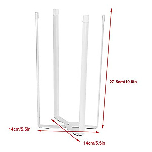 Plastic Bag Holder, Multifunctional Kitchen Stand Holder for Plastic Bags Bottles Cups Drying Racks Shelf