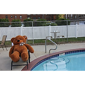 Joyfay 78" Giant Teddy Bear Huge 6.5 feet Stuffed Teddy Bear Soft Toy Valentine's Big Gift (Dark Brown)