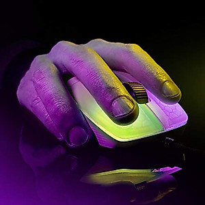 ROCCAT Kone Pro PC Gaming Mouse, Lightweight Ergonomic Design, Titan Switch Optical, AIMO RGB Lighting, Superlight Wired Computer Mouse, Titan Scroll Wheel, Bionic Shell, 19K DPI, White