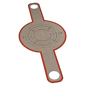 hobbyme 2 Pcs Silicone Bread Sling Dutch Oven,Non-Stick & Easy Clean Reusable Silicone Bread Baking Mat,With Extra Long Handles Bread Baking Sheet Liner,Bread Baking Mat for Transferable Dough